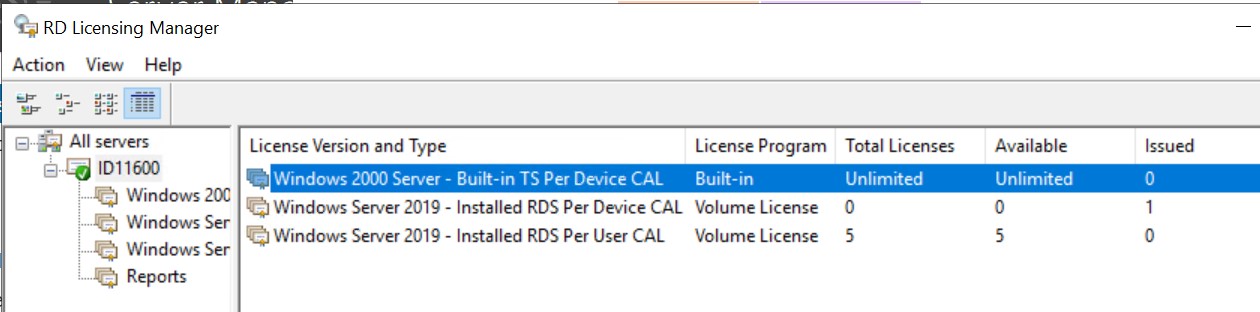 Windows Server 2019: Abilitare RDS CAL per users - Register.it