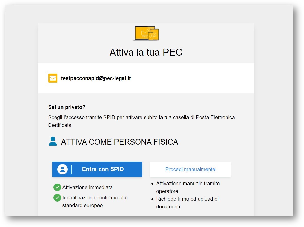 Come attivare un indirizzo PEC con Spid - Register.it