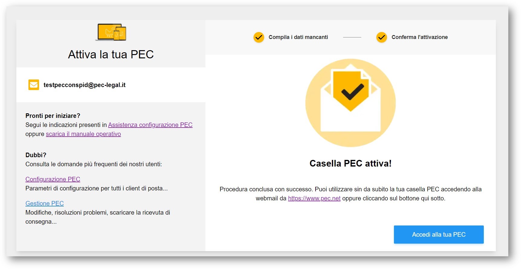 Come attivare un indirizzo PEC con Spid - Register.it